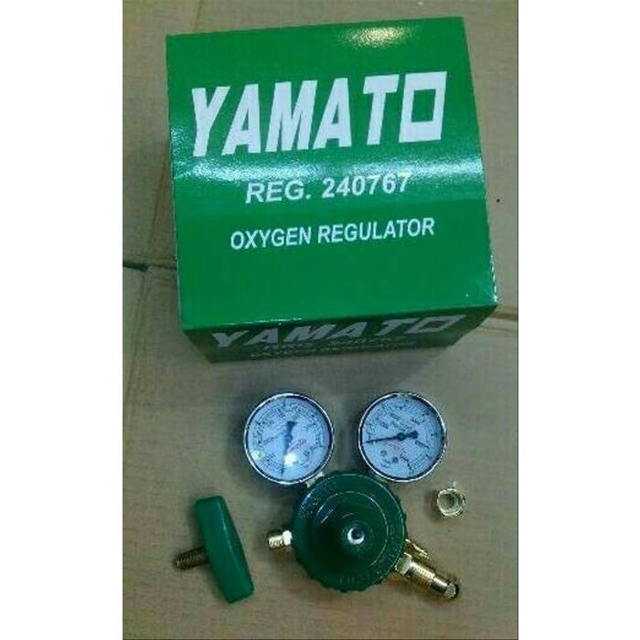 Jual Regulator Oxygen / Kran Tabung Las Gas Oksigen Yamato ISR7 | Shopee Indonesia