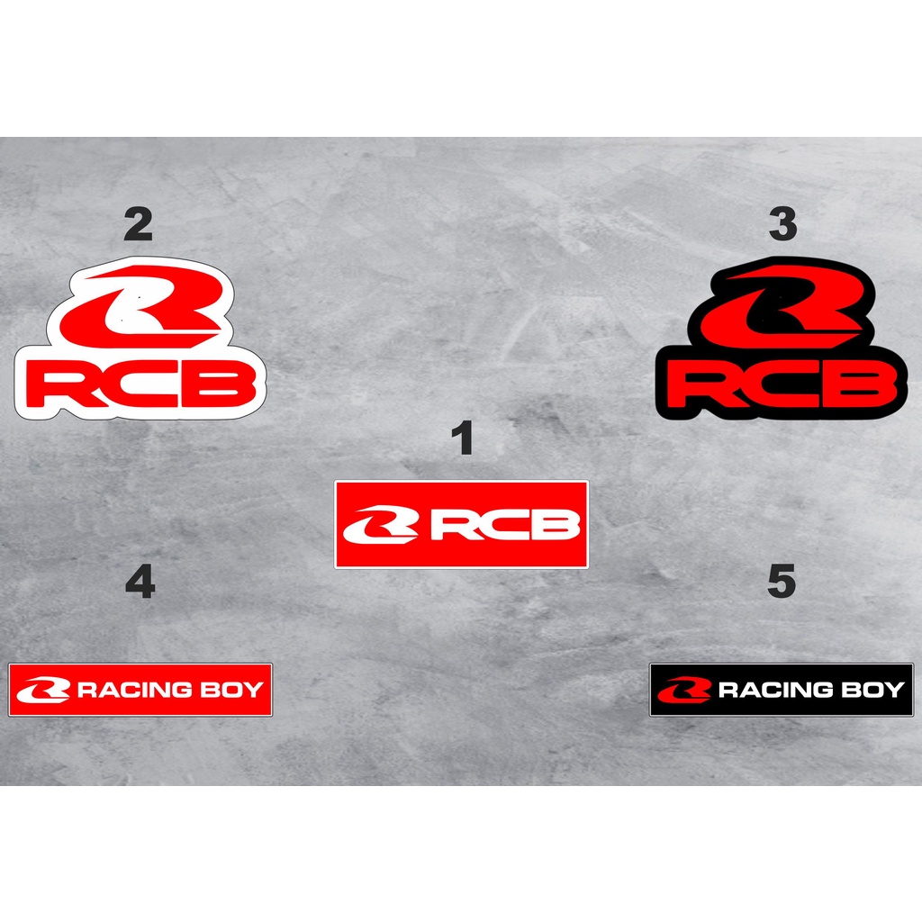 Jual STICKER PACK LOGO BRAND - STICKER MOTOR, RCB, TDR, RACING, MOTOR ...