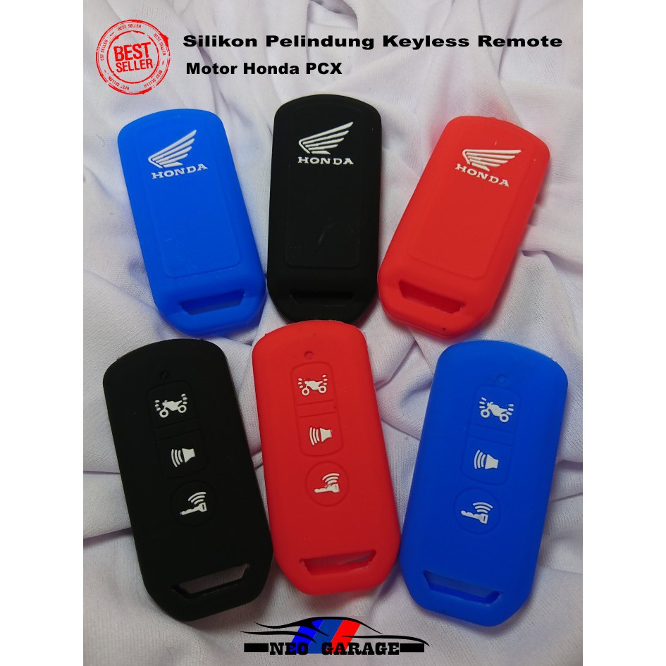 Jual Honda All New PCX LED Cover Silicon Keyshirt Remote Kunci Motor ...