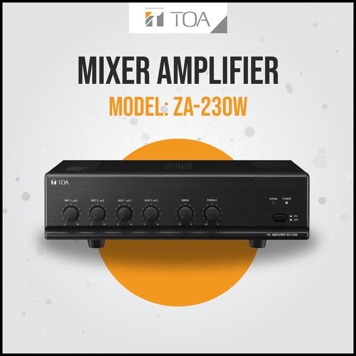 Jual Mixer Amplifier Toa Model Za-230W | Garansi Resmi | Shopee Indonesia