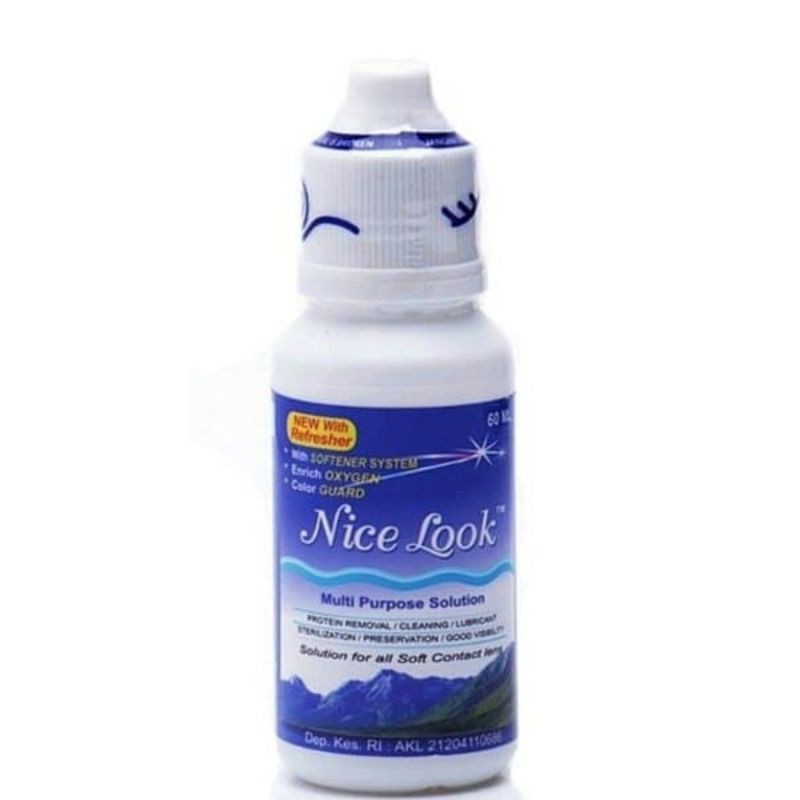 Jual J A T I M Cairan Soflen merk Nice Look 60ml Cairan Pembersih ...