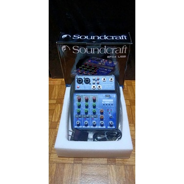 Jual Mixer Audio 4 Channel Soundcraft EFX-4 -- USB+MP3+Bluetooth ...