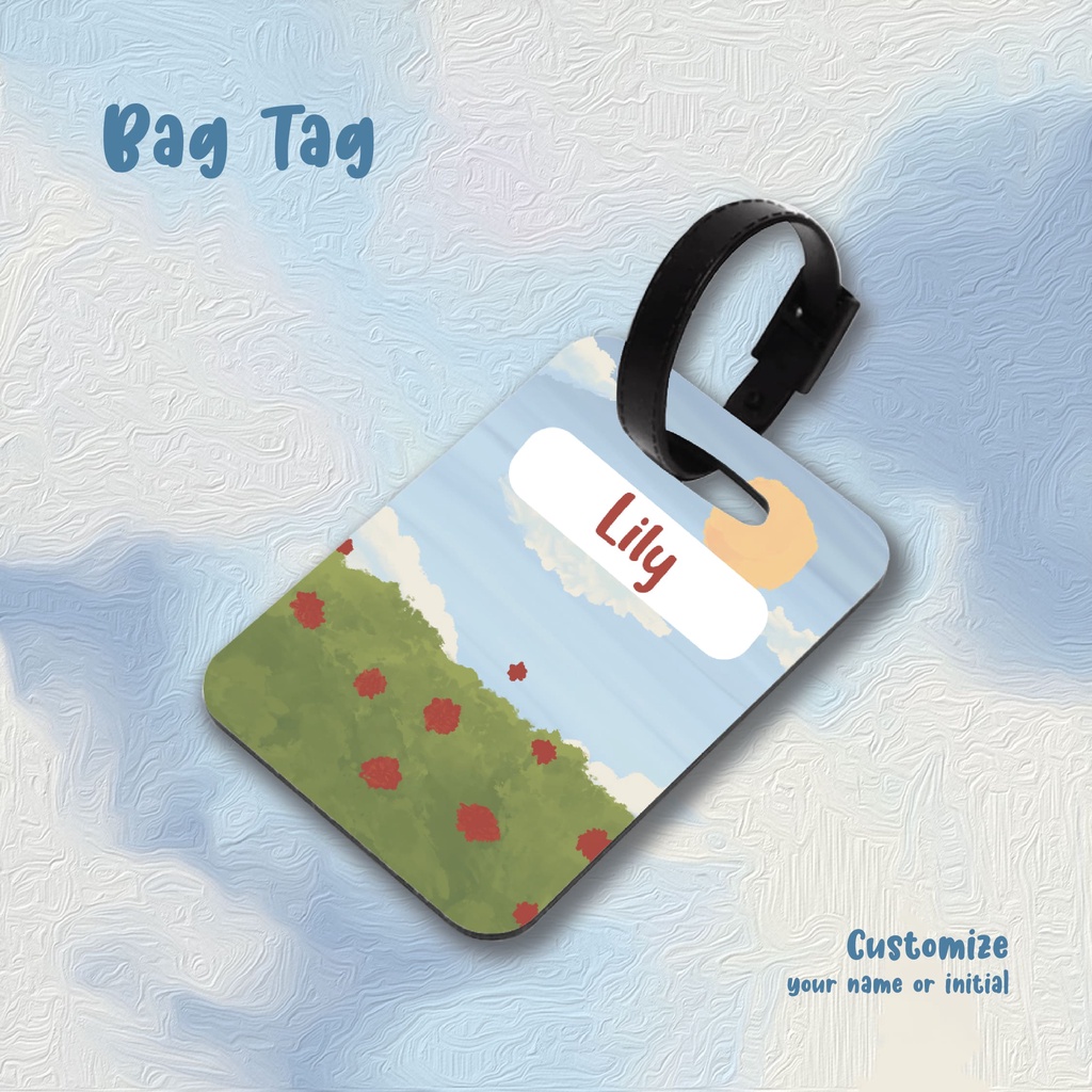 Jual Feragatha Custom Name Tag Bag Tag Tas Koper Motif Lukisan Painting ...