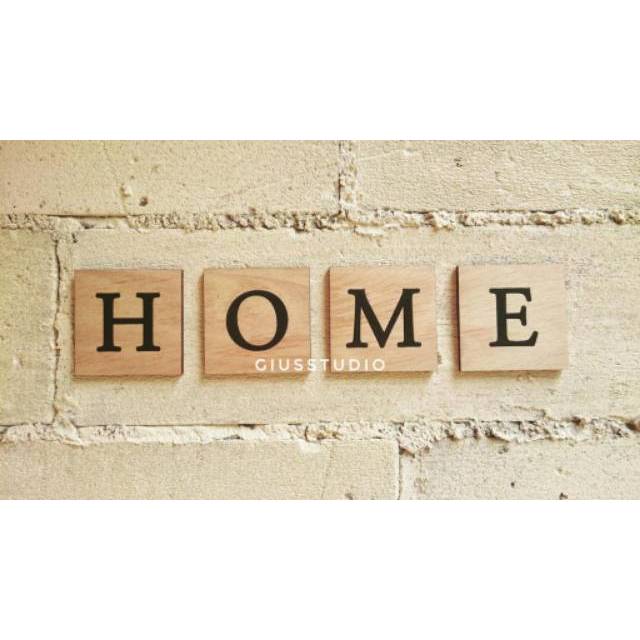 Jual Hiasan dinding walldecor huruf custom huruf kayu gravir laser ...