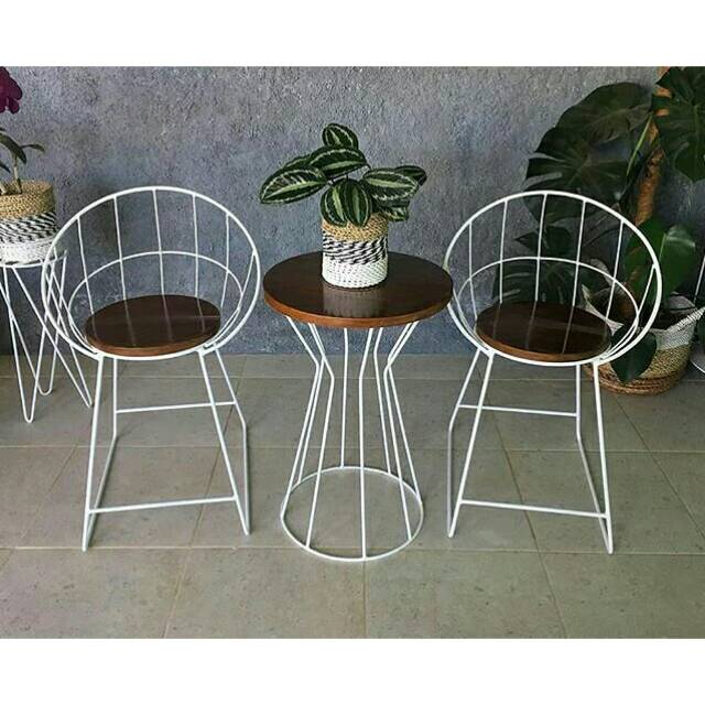 Jual kursi teras besi (set) | Shopee Indonesia