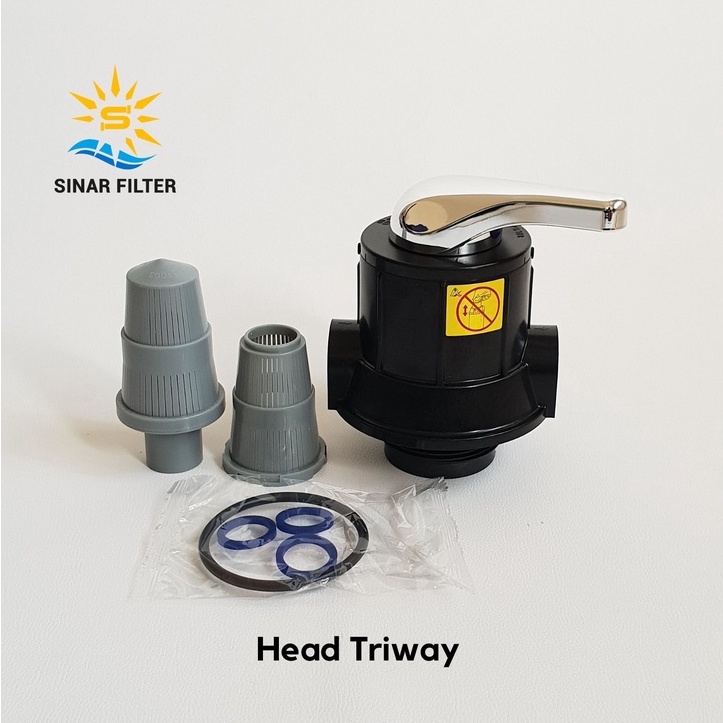 Jual Kepala Triway Filter FRP Head Triway Manual Multiport | Shopee ...
