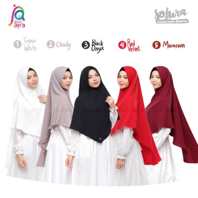 Jual Sofura hijab instan premium antem by jilbab afra | Shopee Indonesia