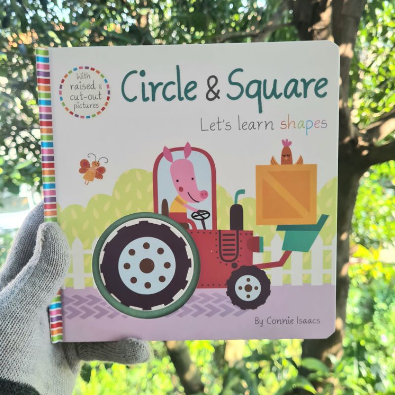 Jual CIRCLE & SQUARE, LET'S LEARN SHAPES (Buku Anak: Board book ...