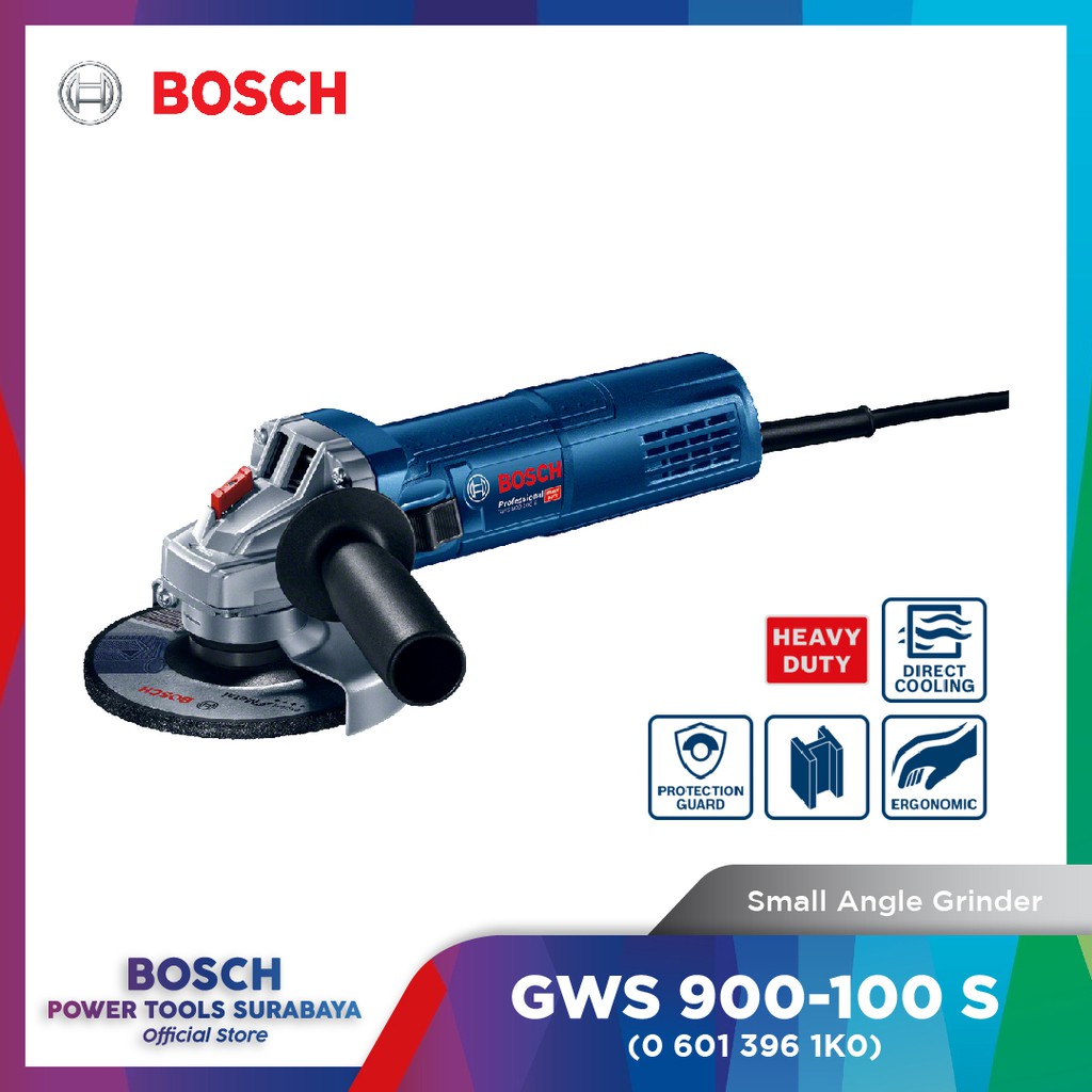 Jual Mesin Gerinda 4" Bosch GWS 900-100 S Variable Speed Slide Switch ...