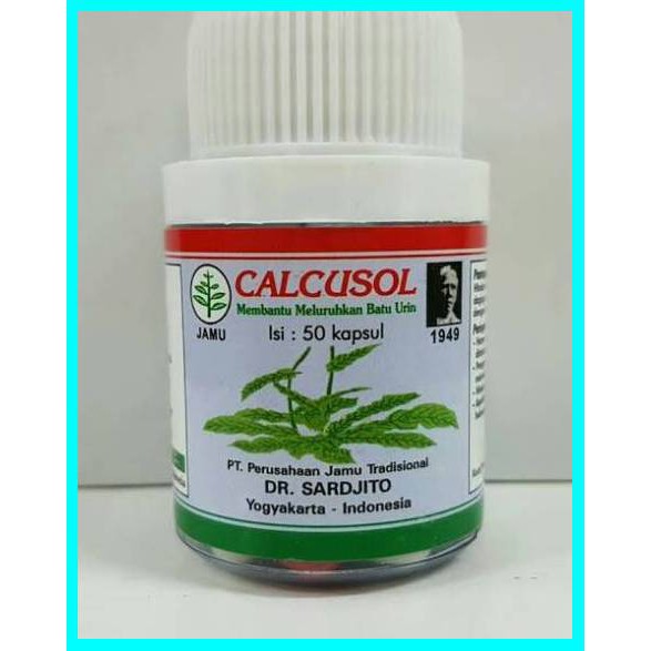 Jual Calcusol Kapsul / Calcusol Peluruh Batu Ginjal & Anyang-Anyangan Asli 100% Original ...