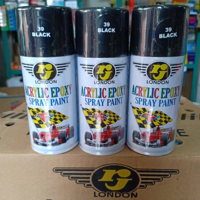 Jual Cat semprot pylox Rj 39 black 150cc | Shopee Indonesia