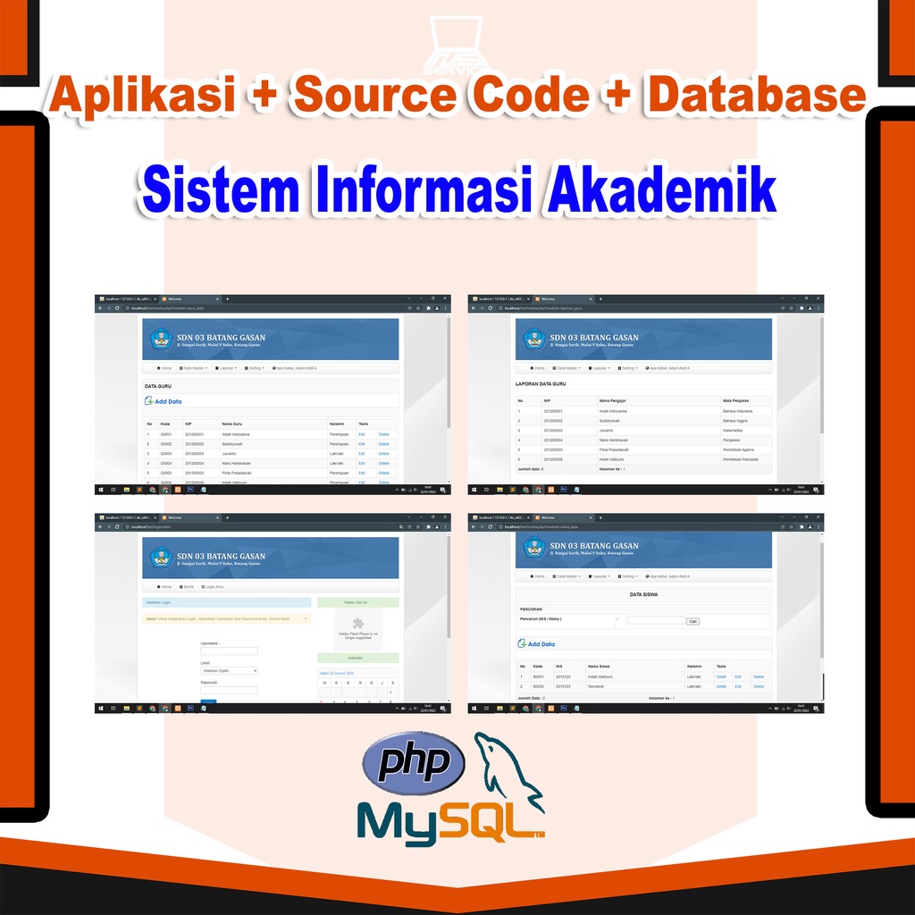 Jual Source Code Sistem Informasi Akademik | Shopee Indonesia