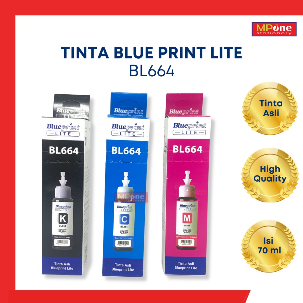 Jual Tinta Blue Print BL664 / Tinta Epson BL664 / Tinta Epson L100 L110 ...