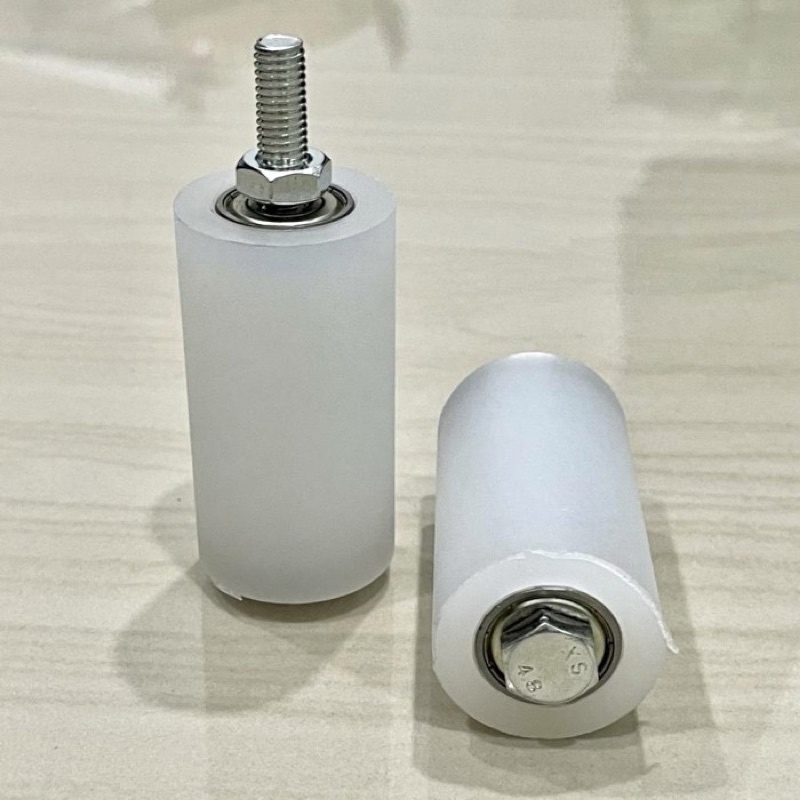 Jual (HARGA 1buah) RODA TEFLON ASLI 1-1/4” BAUT STAINLESS Roda teflon ...