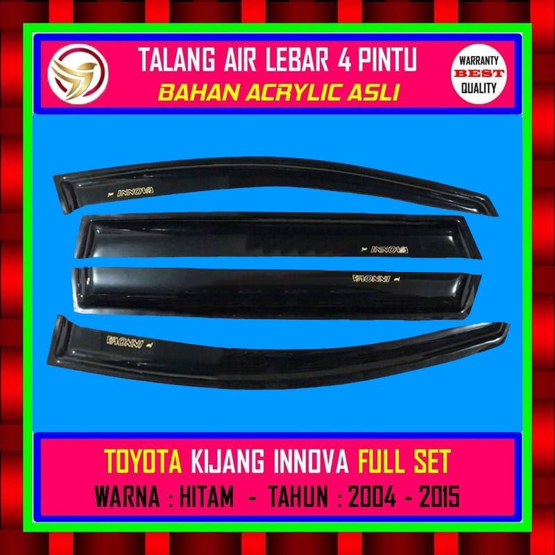 Jual TALANG AIR MOBIL - 4 PINTU FULL SET - TOYOTA KIJANG INNOVA - TAHUN ...