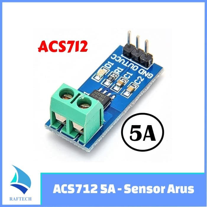 Jual ACS712 5A Sensor Arus Range Hall Current Sensor ACS 712 | Shopee ...