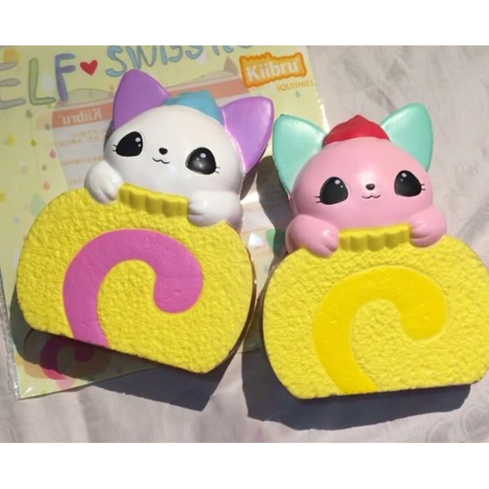 Jual Soft And SlowRise Squishy KIIBRU ELF SWISS ROLL | Shopee Indonesia