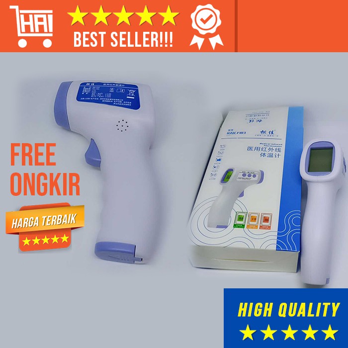 Jual TERMOMETER SUHU AKURAT TUBUH ALAT CEK SUHU BADAN THERMOMETER ...