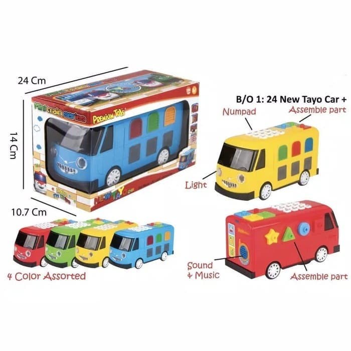 Jual Mainan Bus Tayo Edukasi Bernyayi Bus Tayo Lampu Musik - Mobil Bus Tayo | Shopee Indonesia