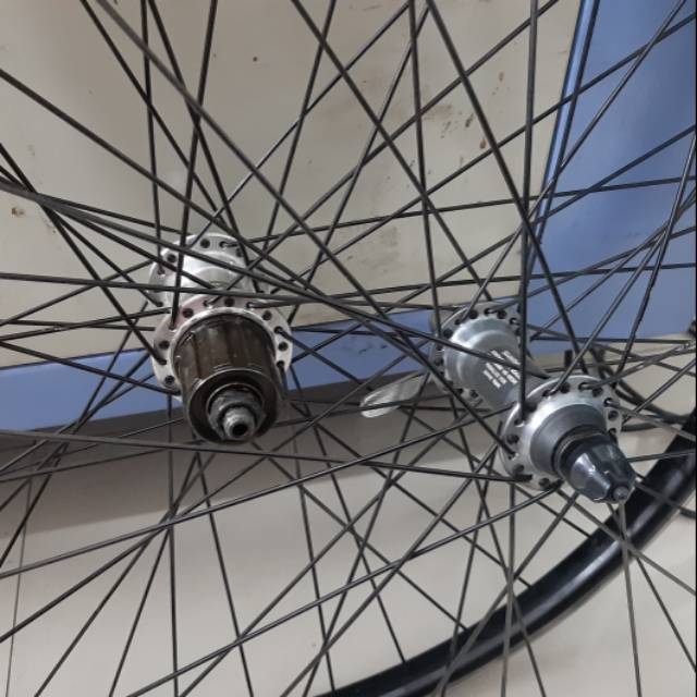 Jual Wheelset v-brake 26 hub shimano rims araya | Shopee Indonesia