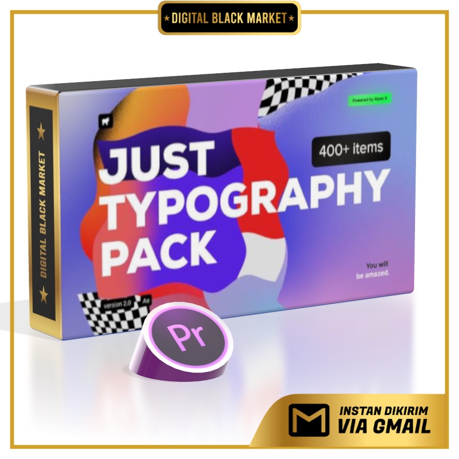 Jual ID3629 - Atomx Just Typography Pack For Premiere Pro 34410712 ...