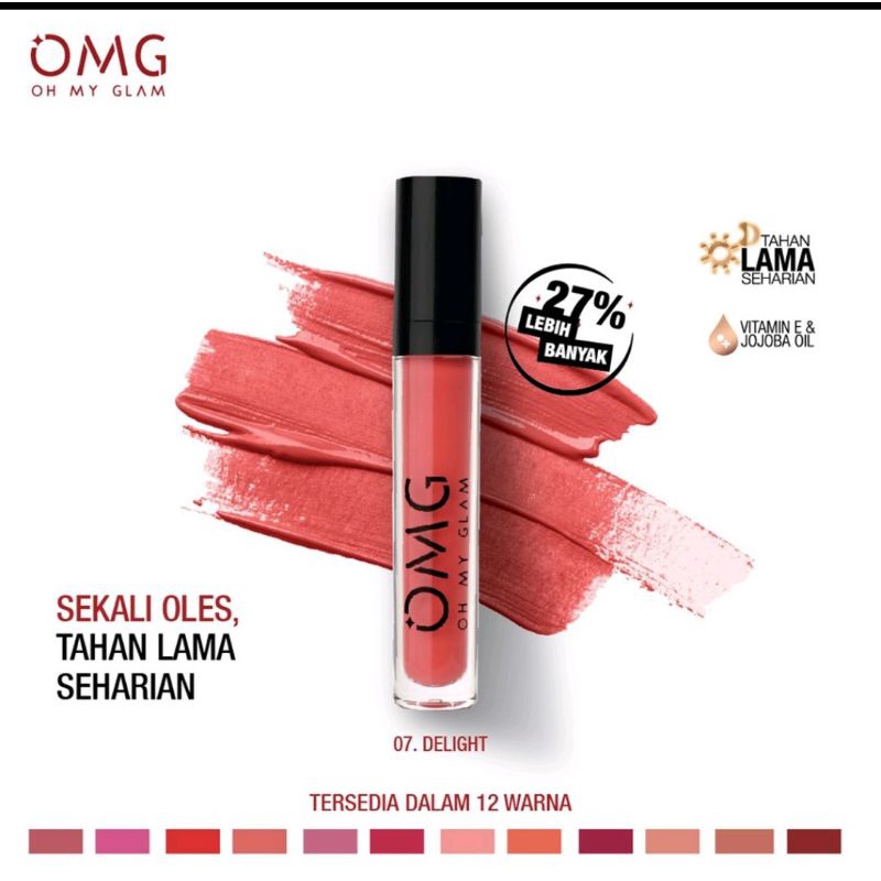 Jual OMG KISS MATTE LIP CREAM NEW SHADE | Shopee Indonesia