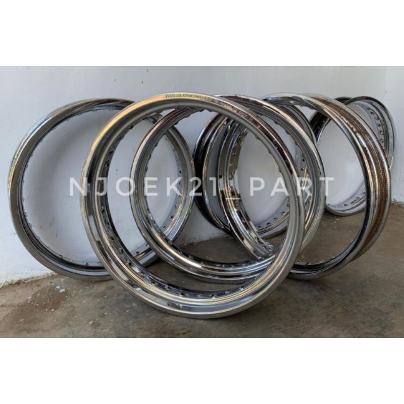 Jual VELG DID BESI UKURAN 140 160 185 215 250 RING 17 DID Crome ...