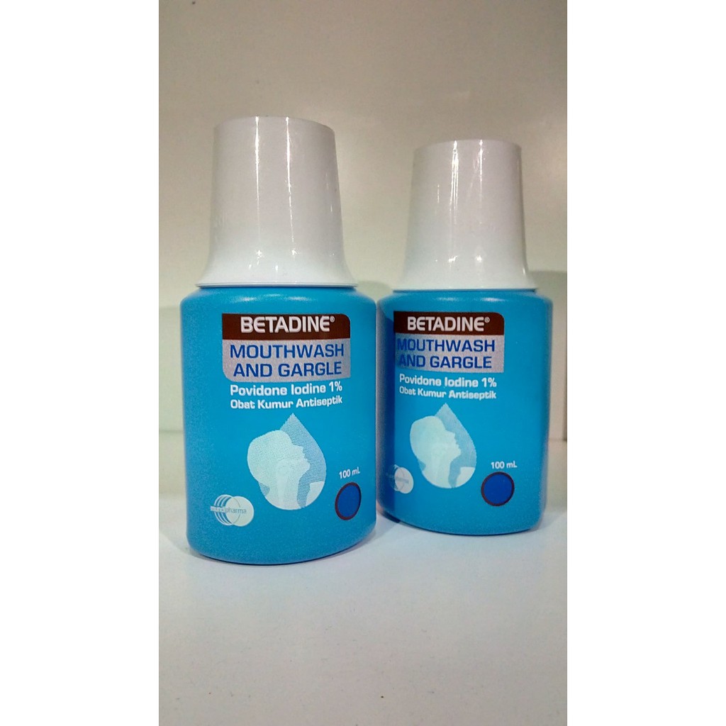 Jual Betadine Gargle 100ml obat kumur antiseptik harga murah | Shopee ...