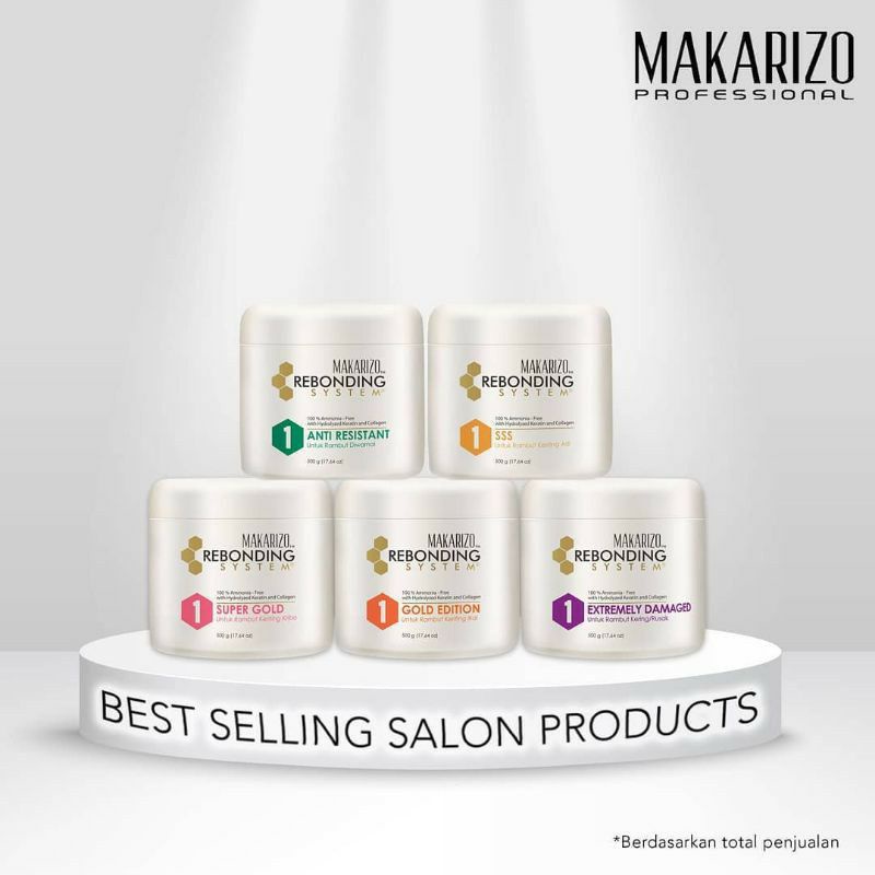 Jual Makarizo rebonding step 1 500ml | Shopee Indonesia