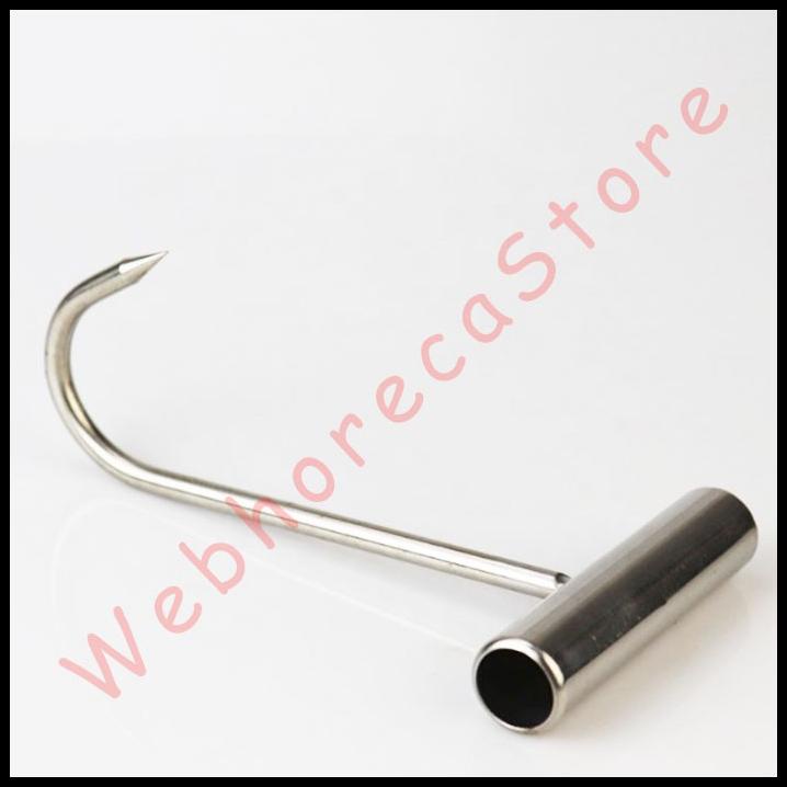 Jual Meat Kitchen Bbq Butcher Hook 29Cm/ Pengait Daging Dapur Stainless 8Mm | Shopee Indonesia