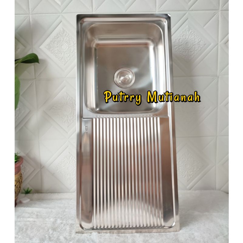 Jual Laris Bak cuci piring stainless Uk 96 x 43/stainless stell kitchen ...