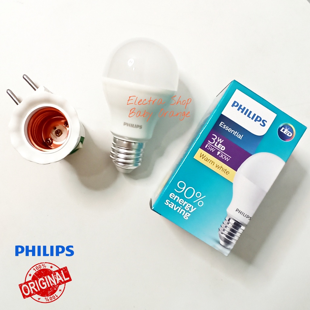 Jual Lampu Tidur Philips Led Warm White Fitting Colok On Off Kuning 3 ...