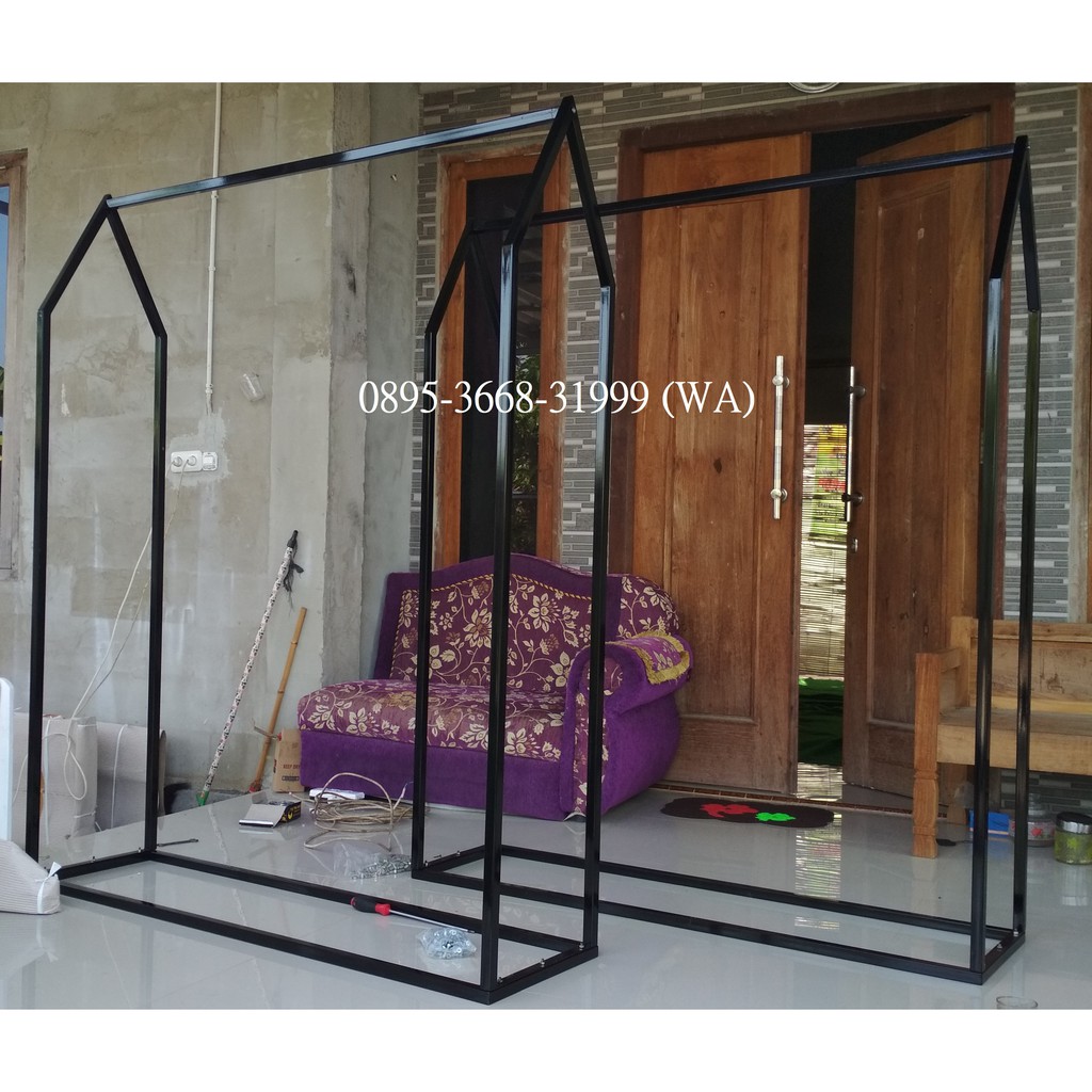 Jual Rak Baju Gantung Minimalis/ Harga Rak Baju Besi/ Rak Baju ...