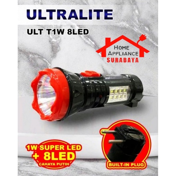 Jual Senter Tangan Camping Murah Super LED Torch ULTRALITE Cahaya Putih ...