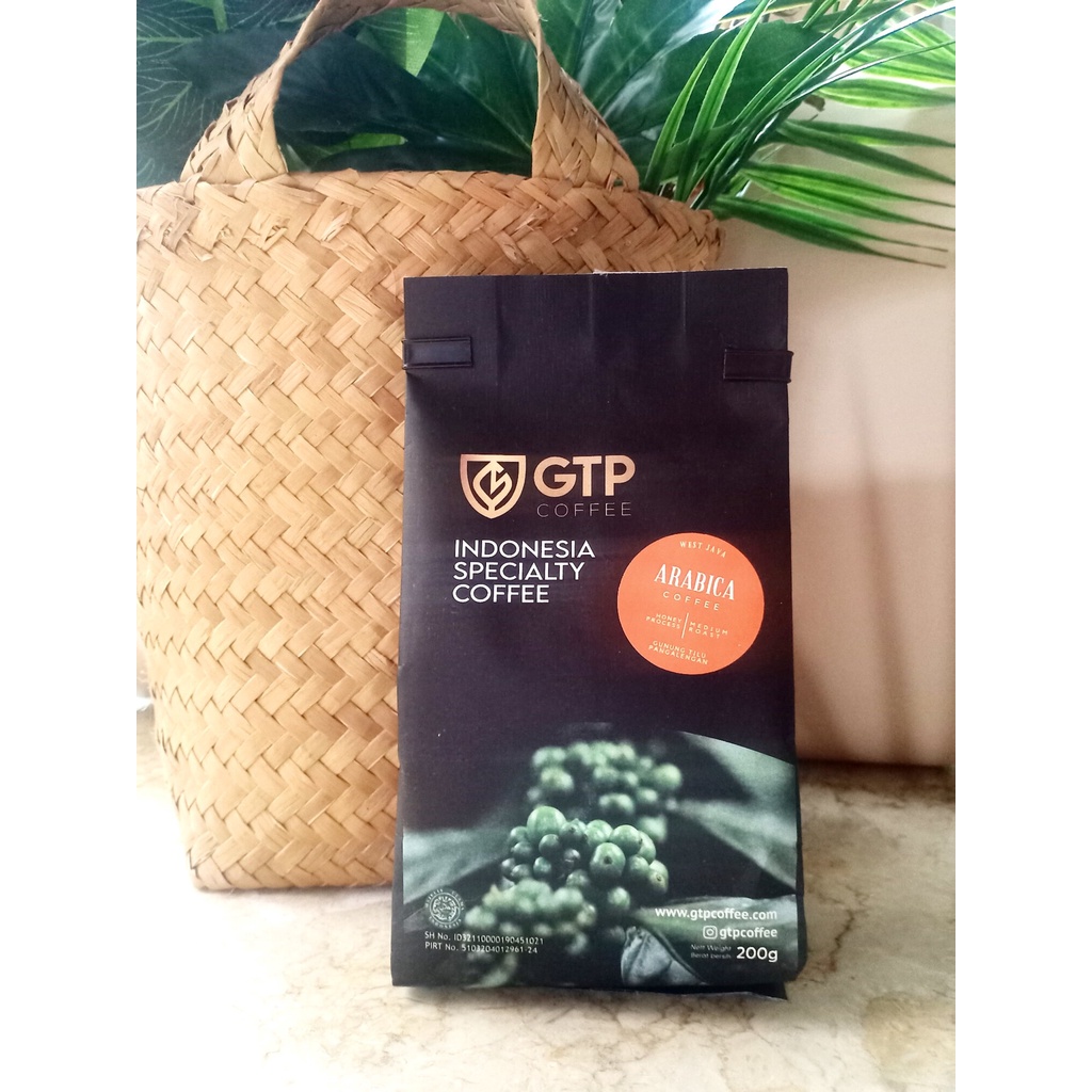 Jual Kopi Arabica Honey Biji Bubuk GTP Coffee 100g | Shopee Indonesia