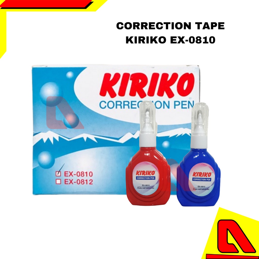 Jual TIPE EX KIRIKO CORRECTION TAPE KIRIKO TIPE X KIRIKO EX-0810 MURAH ...