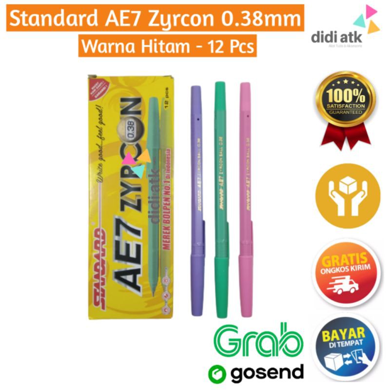 Jual Pulpen Standard Ae7 Zyrcon / Pulpen Warna Warni | Shopee Indonesia