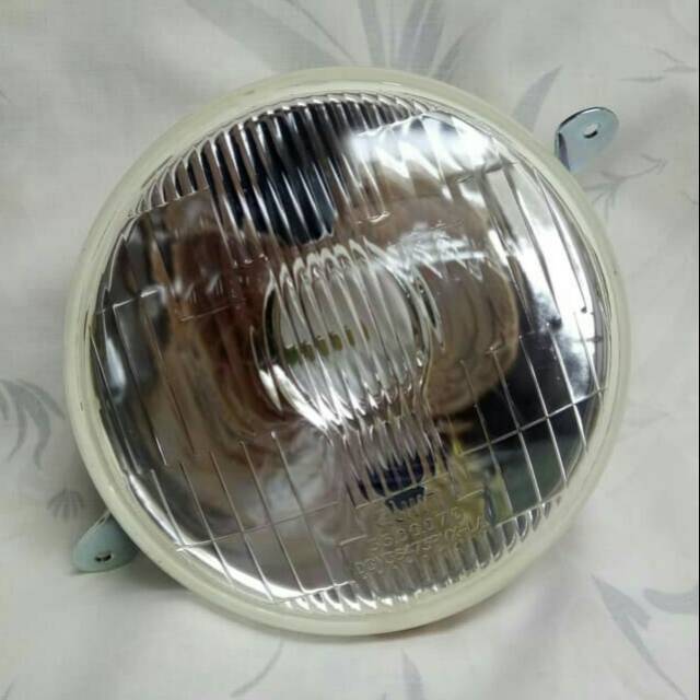 Jual Lampu depan motor vespa PX New merk elma bentuk bulat | Shopee ...