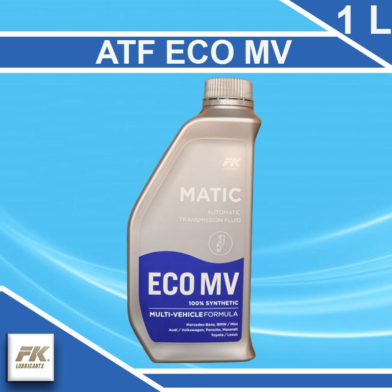 Jual oli, oli fk lubricants, matic transmison, eco mv, 1 liter | Shopee ...
