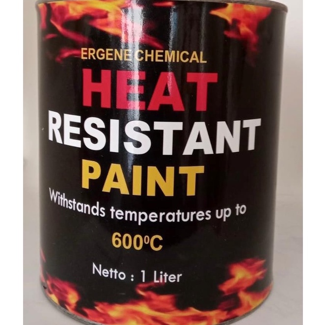 Jual Cat High Temp 600 derajat-Silver- 1 Liter-Cat Tahan Panas Api ...