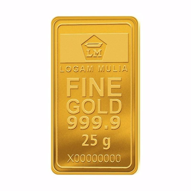 Jual Emas Batangan Antam Press Certieye 25 gram Logam Mulia | Shopee ...