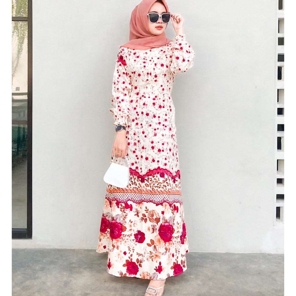 Jual GAMIS REMAJA TERBARU HITAM PUTIH JUMBO GAMIS BRUKAT POLOS BUSUI ...