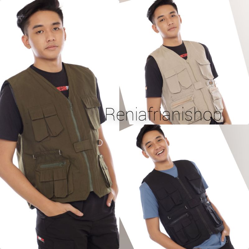 Jual COD ROMPI TACTICAL AUTDOOR MULTIFUNGSI ROMPI CARGO BANYAK SAKU ...