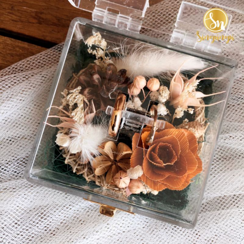 Jual RING BOX ALYONA | KOTAK CINCIN AKRILIK BOX | LAMARAN NIKAH WEDDING ...