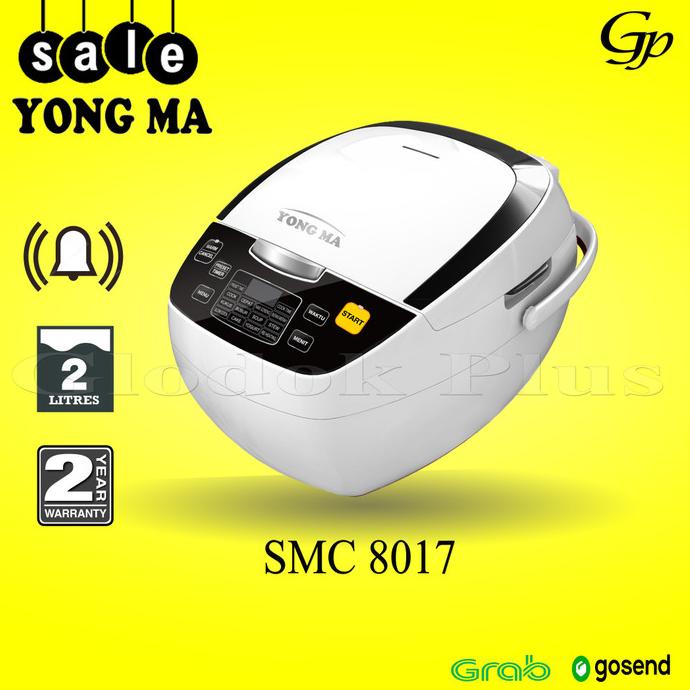 Jual Yong Ma Smc 8017 Magic Com Digital Rice Cooker 2 Liter Smc8017 ...