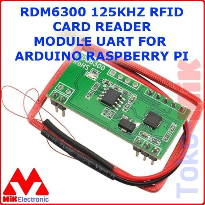 Jual PROMO RDM6300 125KHZ RFID CARD READER MODULE UART FOR ARDUINO ...