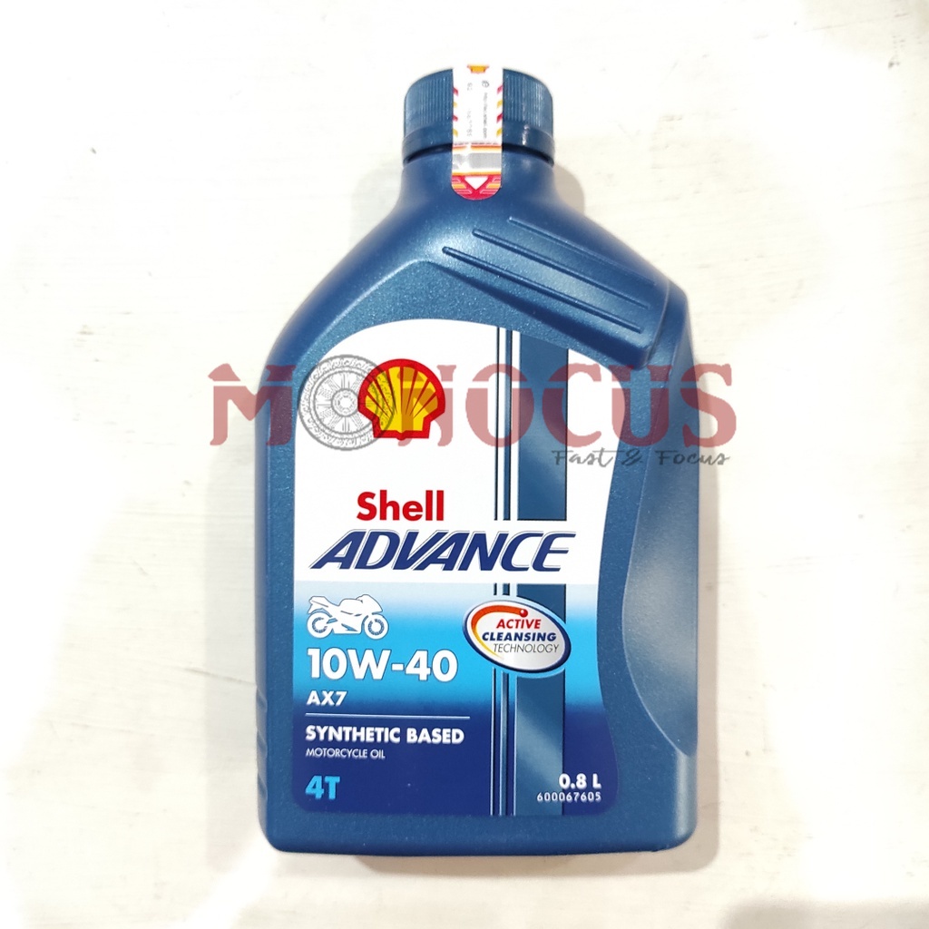 Jual Oli Shell Advance AX7 800ml 4T 10w40 Oil Mesin Motor Bebek Sport 0 ...