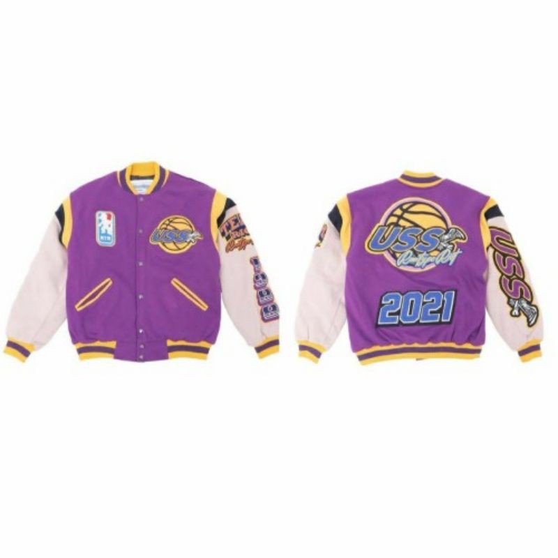 Jual Varsity Jacket USS X RAWTYPE RIOT | Shopee Indonesia