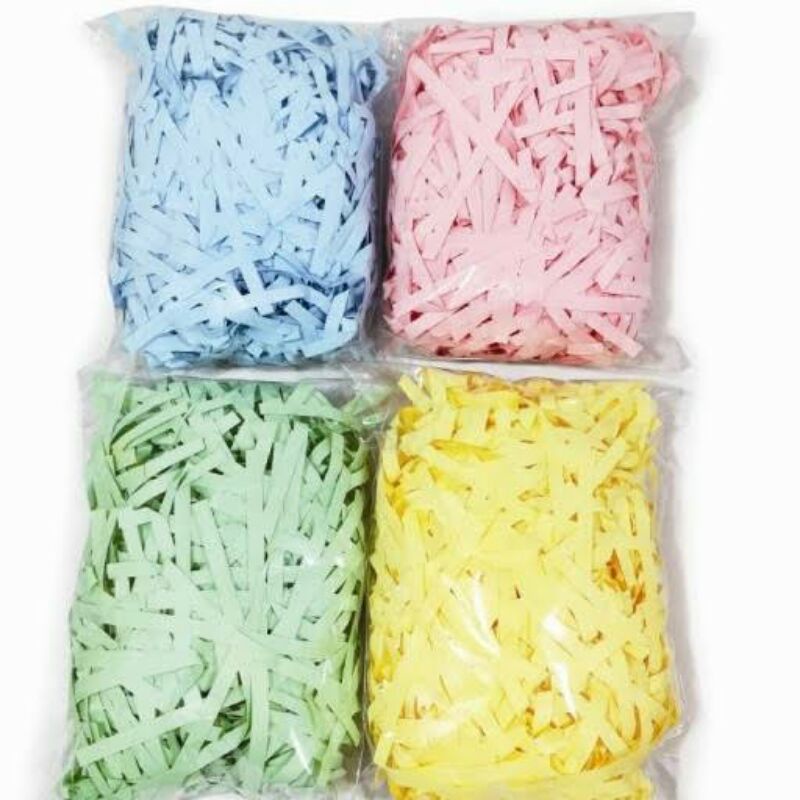 Jual KERTAS CACAH/KERTAS SERUT/SHREDDED PAPER/ISI GIFT BOX/HAMPERS ...