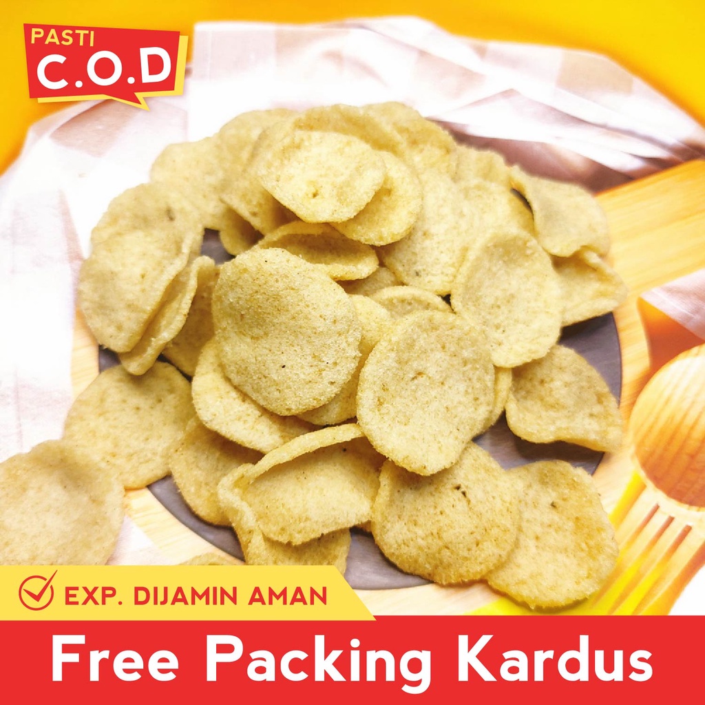 Jual TERMURAH Snack kiloan keripik basreng bulat ASIN gurih 125 gram ...